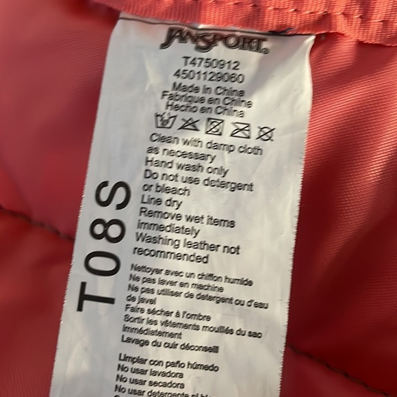 Jansport | Accessories | Rare Jansport Drawstring Closure Floral Denim ...